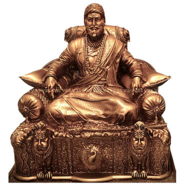 Buy Shri Chhatrapati Shivaji Maharaj Meghdambari Statue - 6 Inches ...