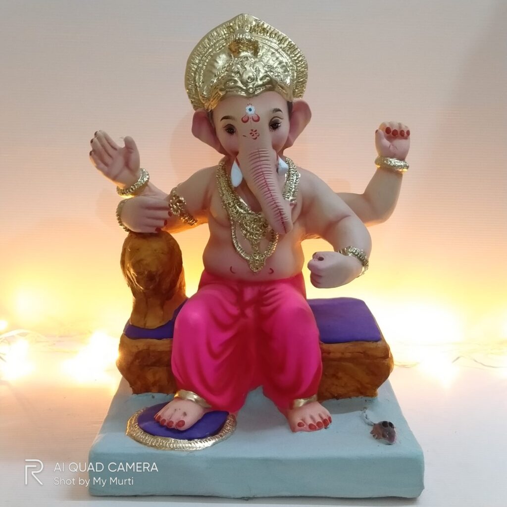 Clay Shadu Maati Ganesh | Eco Friendly Shadu Maati Ganesh | MyMurti
