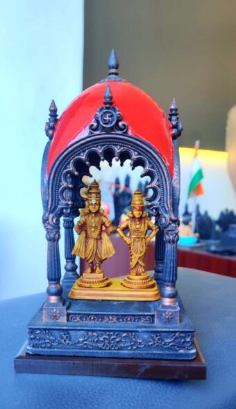 Lord Vitthal Rukmini Mandir Murti – 6 Inches – MyMurti