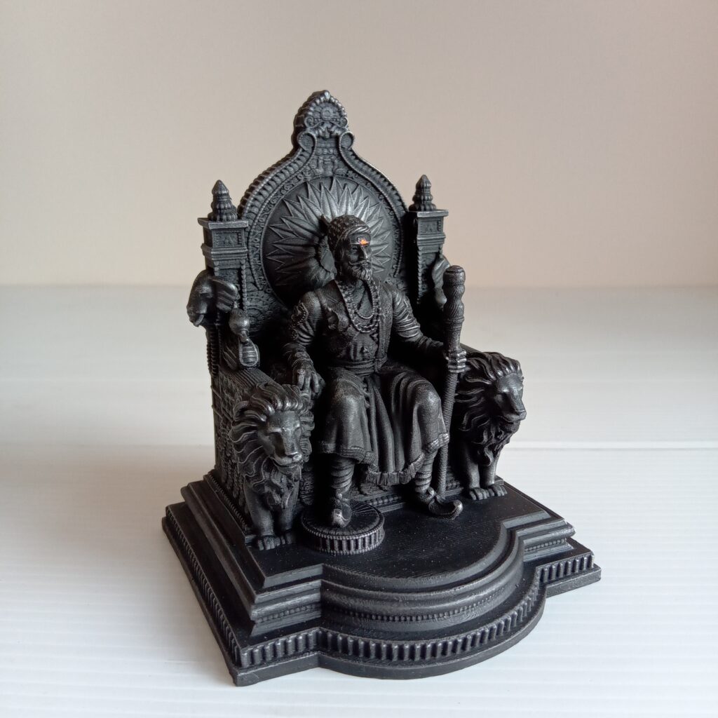 Shri Chhatrapati Shivaji Maharaj Meghdambari Statue – 6 Inches – MyMurti
