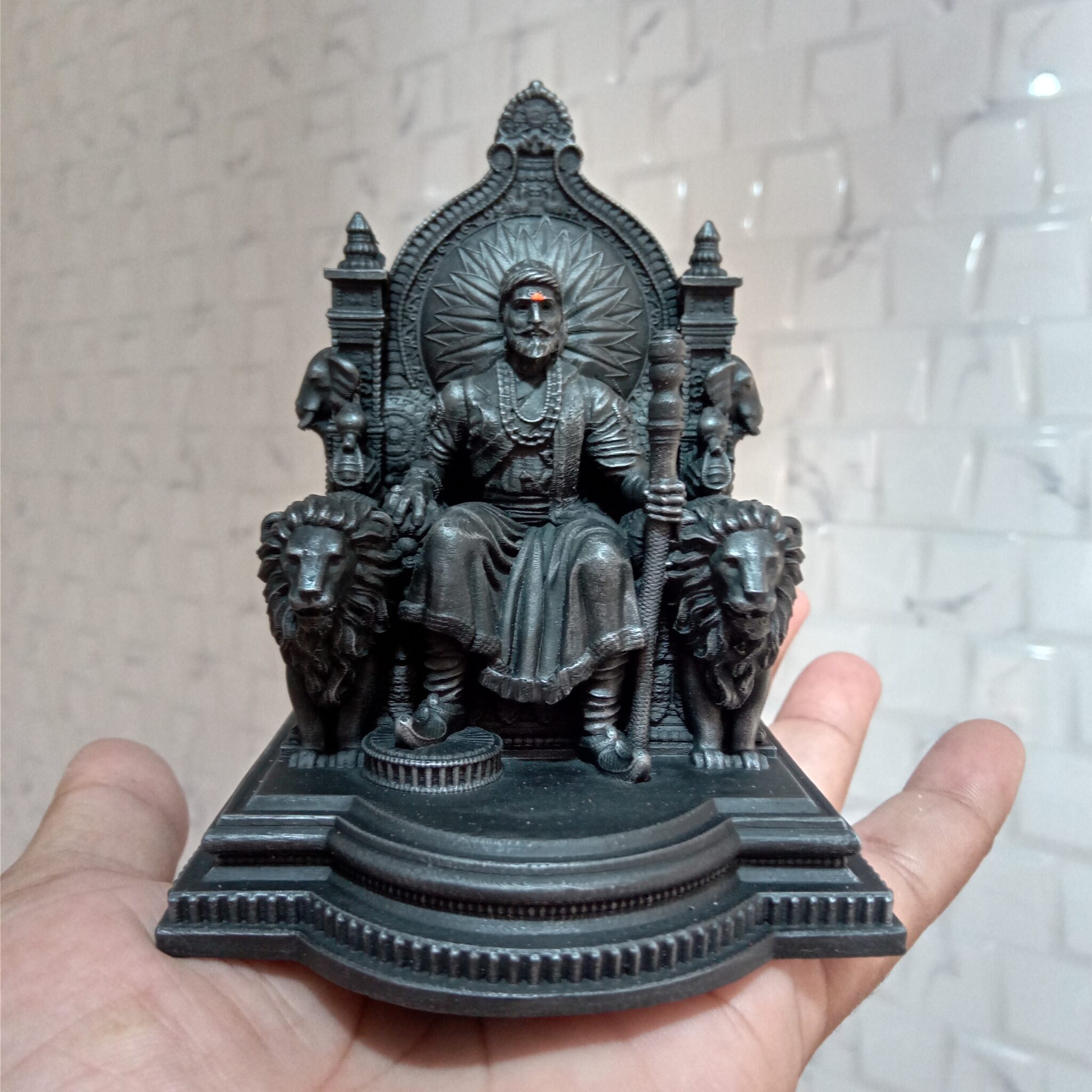 Shri Chhatrapati Shivaji Maharaj Rajdand Statue – 4.5 Inches – MyMurti
