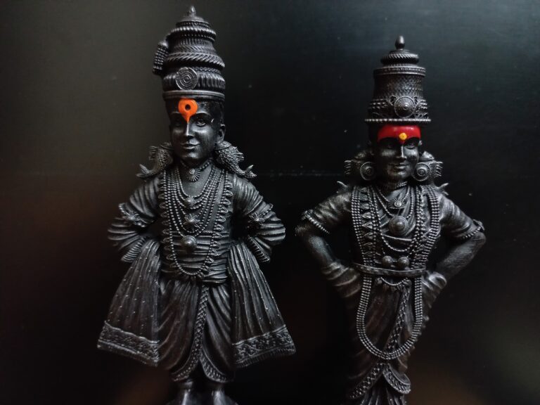Lord Vitthal Rukmini Murti – 5 Inches – MyMurti
