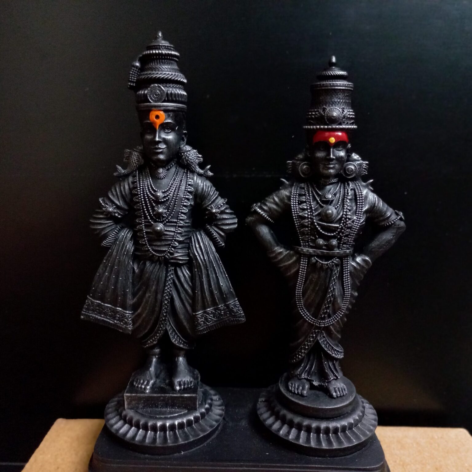 Lord Vitthal Rukmini Murti – 5 Inches – MyMurti